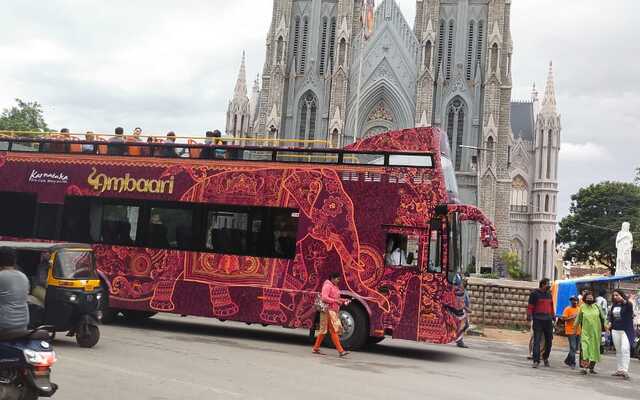 Mysore One Day Trip By Bus | Mysore Ambaari Open Bus Tour